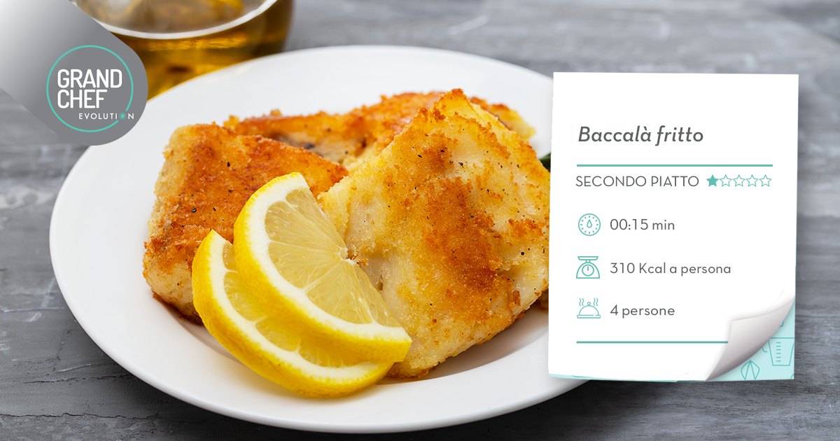Come preparare il baccalà fritto alla Napoletana - Grand Chef Evolution